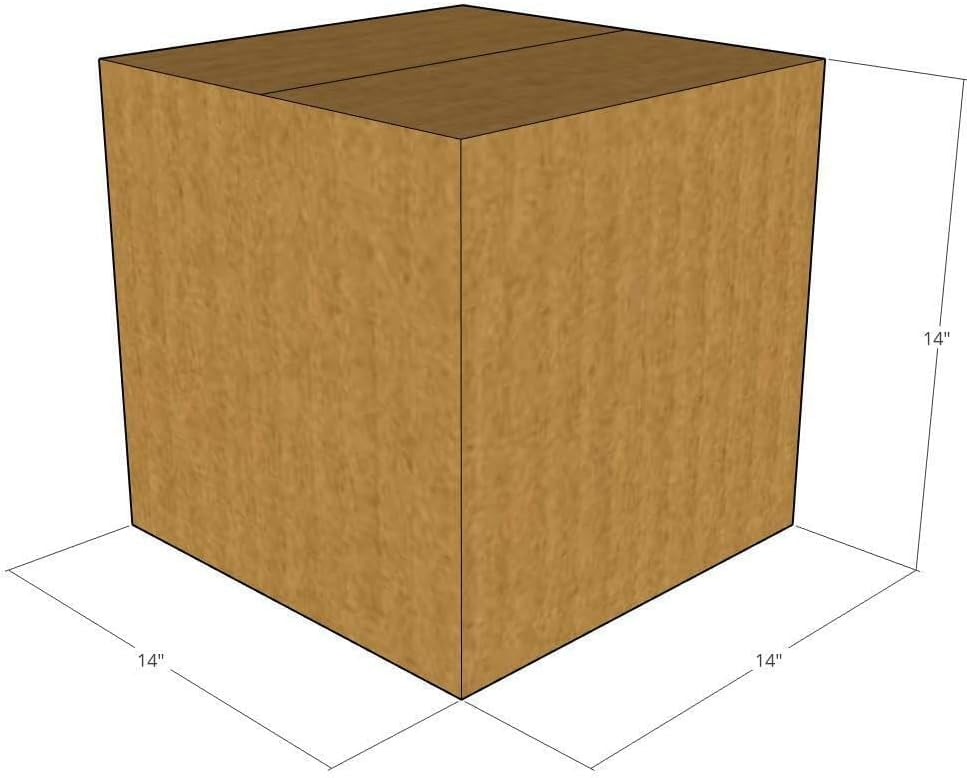 14" x 14" x 14" Corrugated Boxes 32 ECT (Pack of 5-14x14x14) | Quality ...