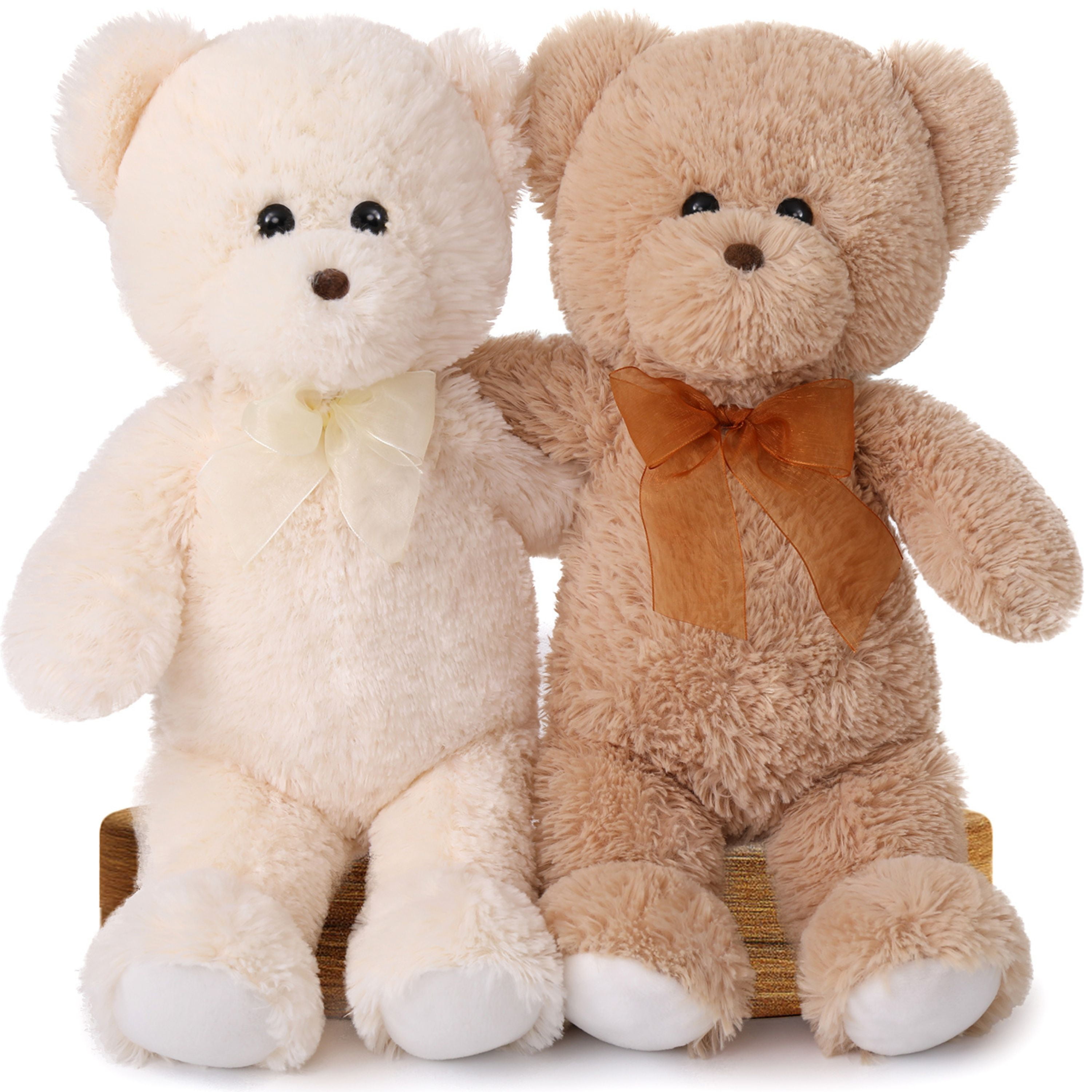 Tezituor 2 Pack Teddy Bear Stuffed Animal 18" Stuffed Teddy Bear Plush ...