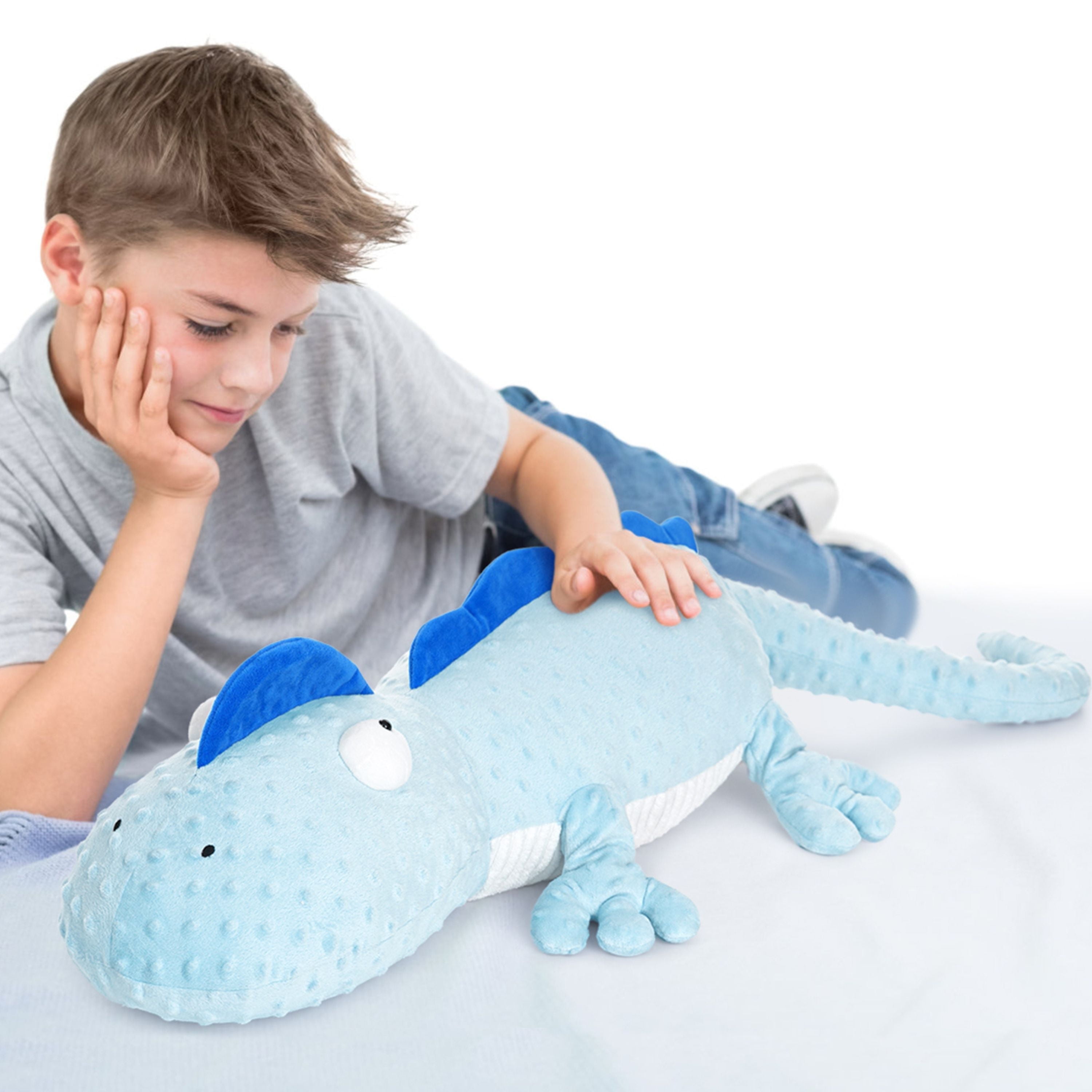 Tezituor 35.5" Weighted Lizard Stuffed Animal Big Plush Body Pillow ...