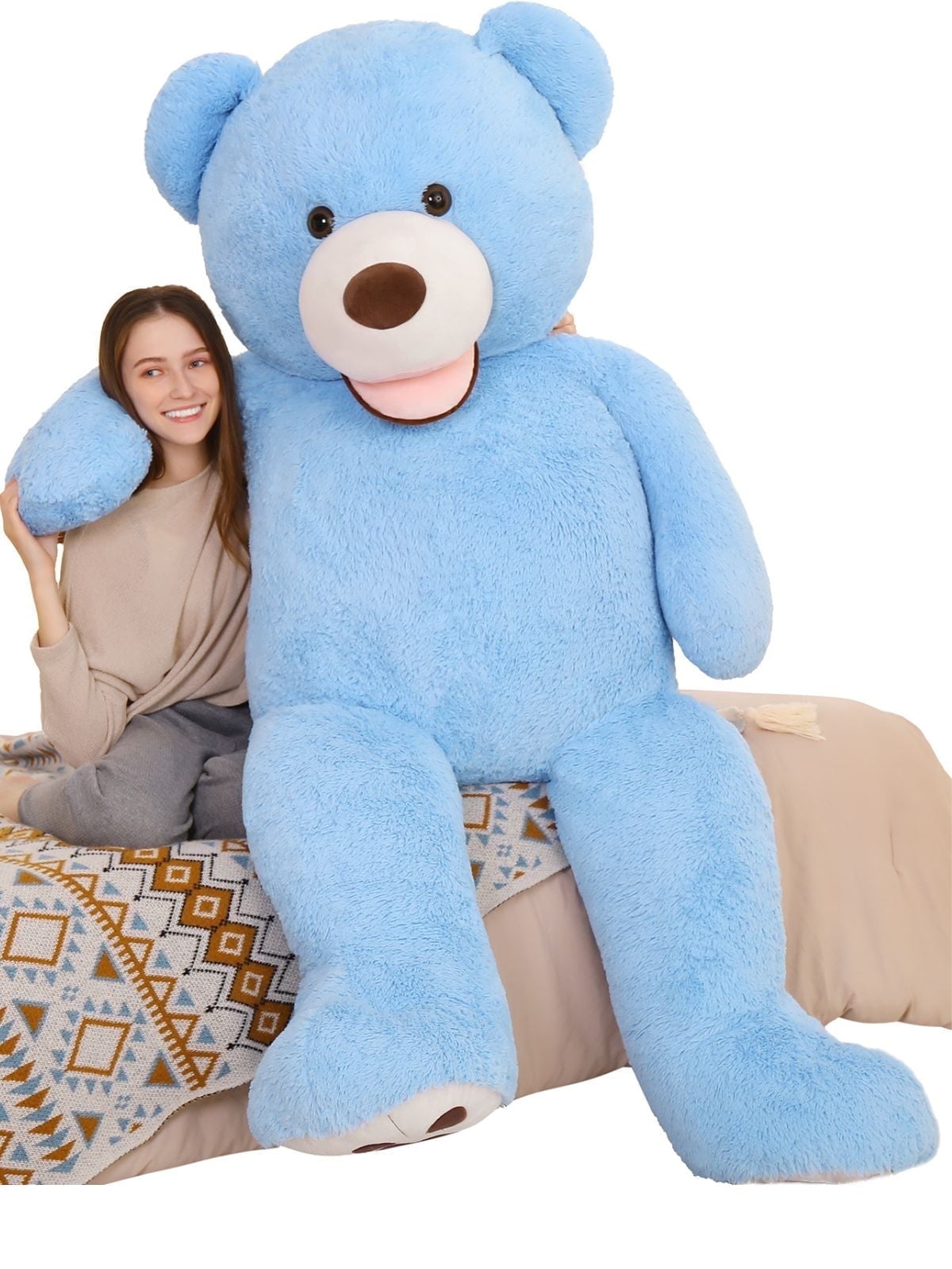 Tezituor Giant 6ft Teddy Bear Stuffed Animals Human Size Teddy Bear ...