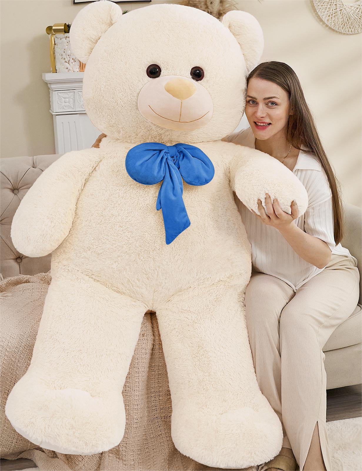 Tezituor Giant Teddy Bear 5ft Stuffed Animal,Human Size Cuddly Teddy ...