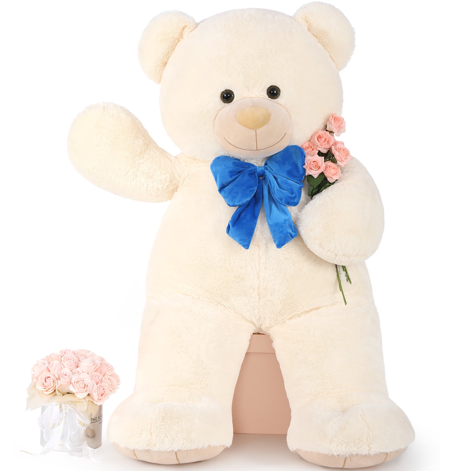 Tezituor Giant Teddy Bear 5ft Stuffed Animal,Human Size Cuddly Teddy ...