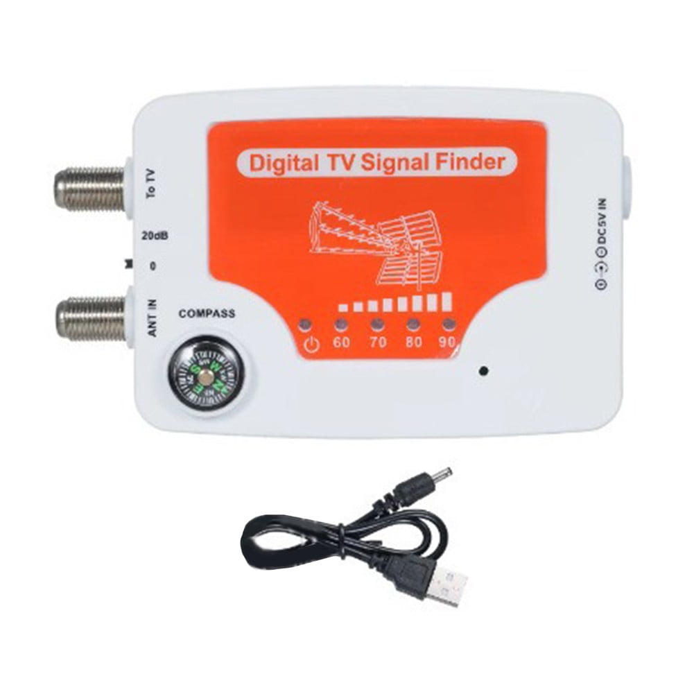 Tf-02 Dc5V Digital Tv Signal Finder Digital Aerial Terrestrial Tv ...