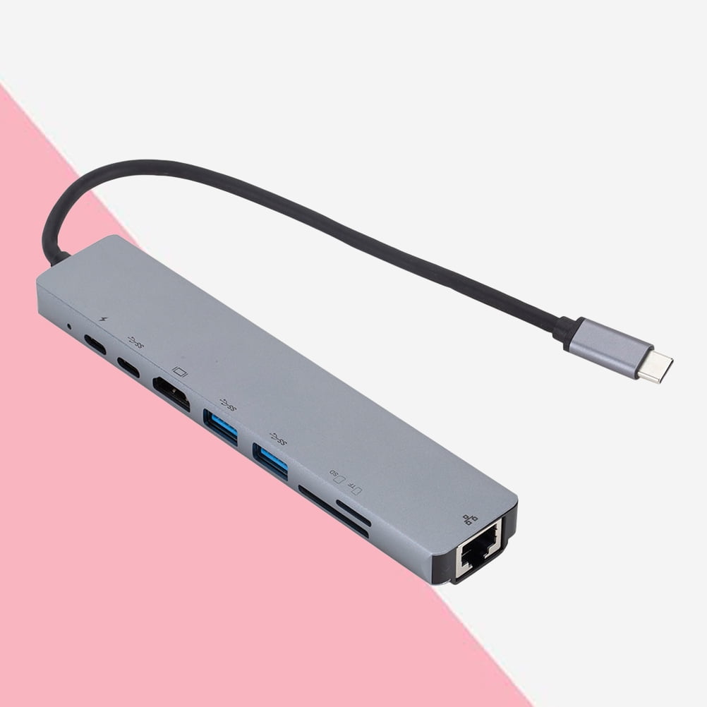 Supvox Type Adapter for Computer USB 3.0 Card Reader Lan Grey - Walmart.com