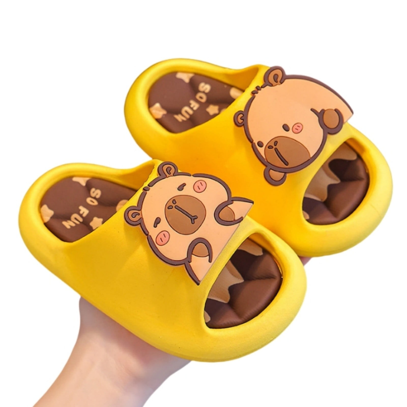 Tfken Slippers For Kids Boys Girls Beach Fashion Size 5.5-6 Years ...
