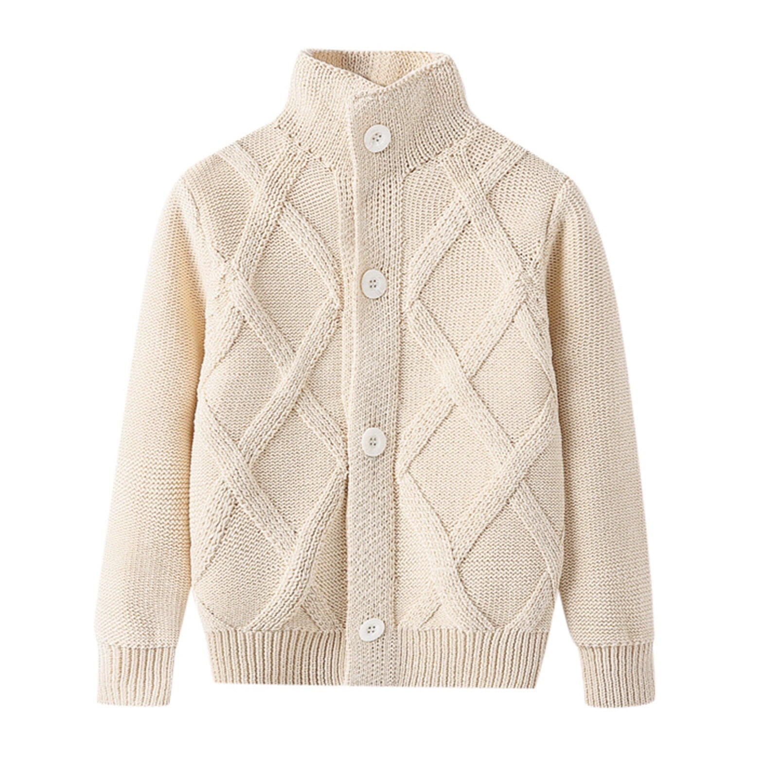 Tfken Sweater For Boys Child Size 7-8 Years Turtleneck Solid Color Soft ...
