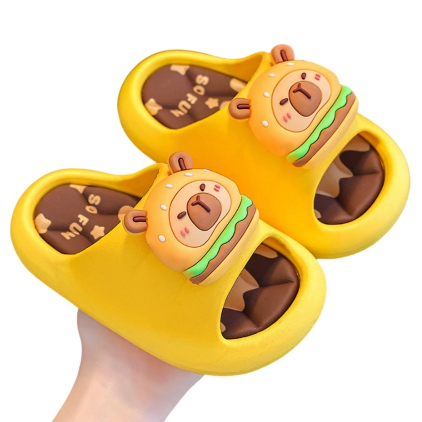 Tfken Todder Kids Girls Boys Slippers Daily Wear Pool Size 10-10.5 ...