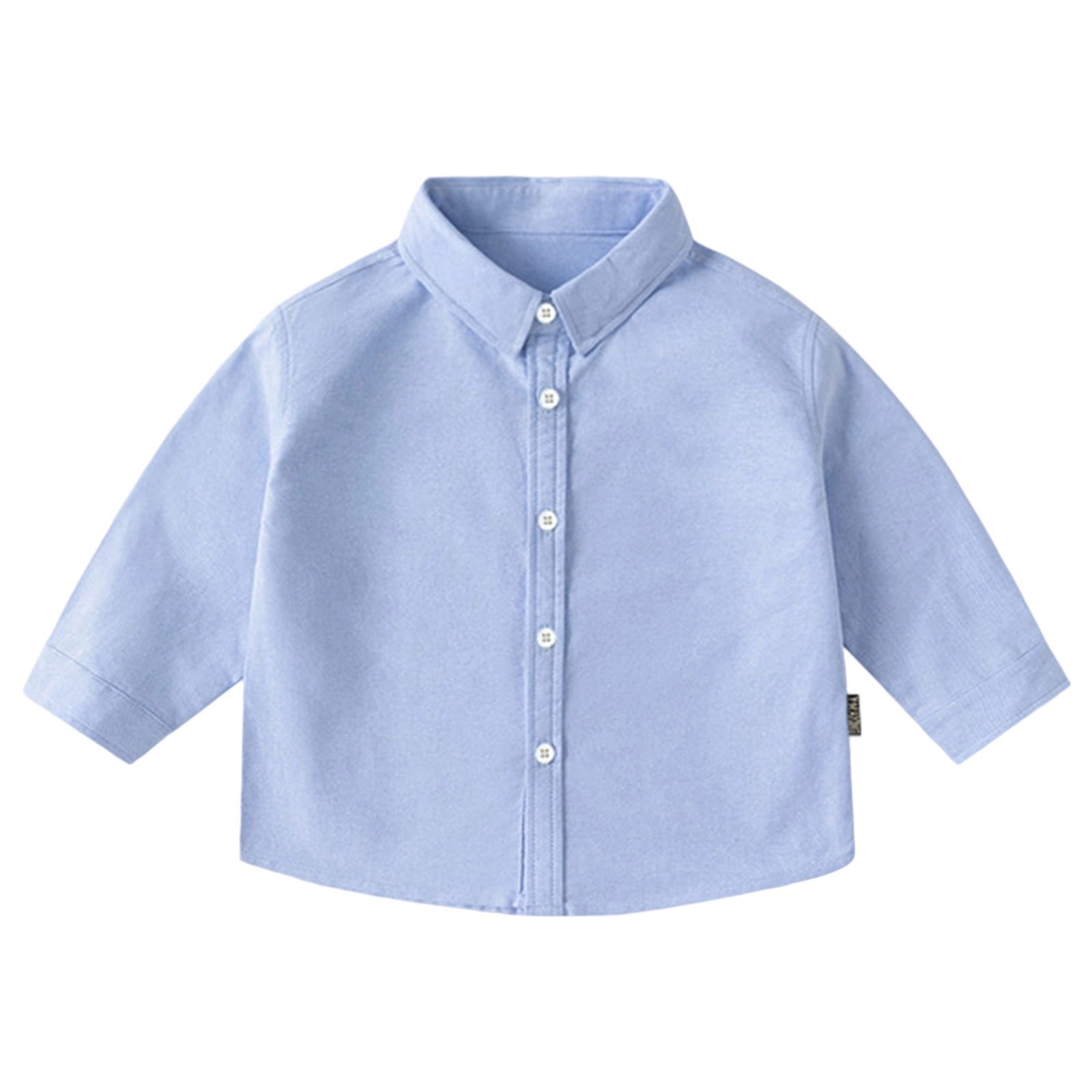 Tfken Toddler Child Boys Button-Up Shirts Size 6-7 Years Long Sleeve ...