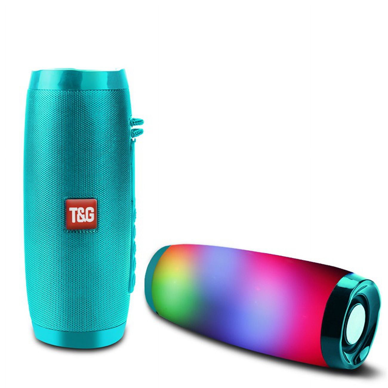 Tg157 wireless bluetooth speaker led portable boom outdoor bass column ...