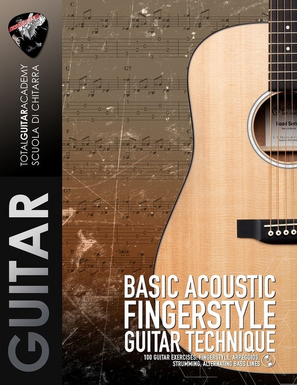 Tga Guitar Books - English Basic Acoustic Fingerstyle Guitar Technique ...