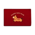 Tgbvmt Red Welcome Doormat Festive Horse Entrance Mat Design Organizer ...