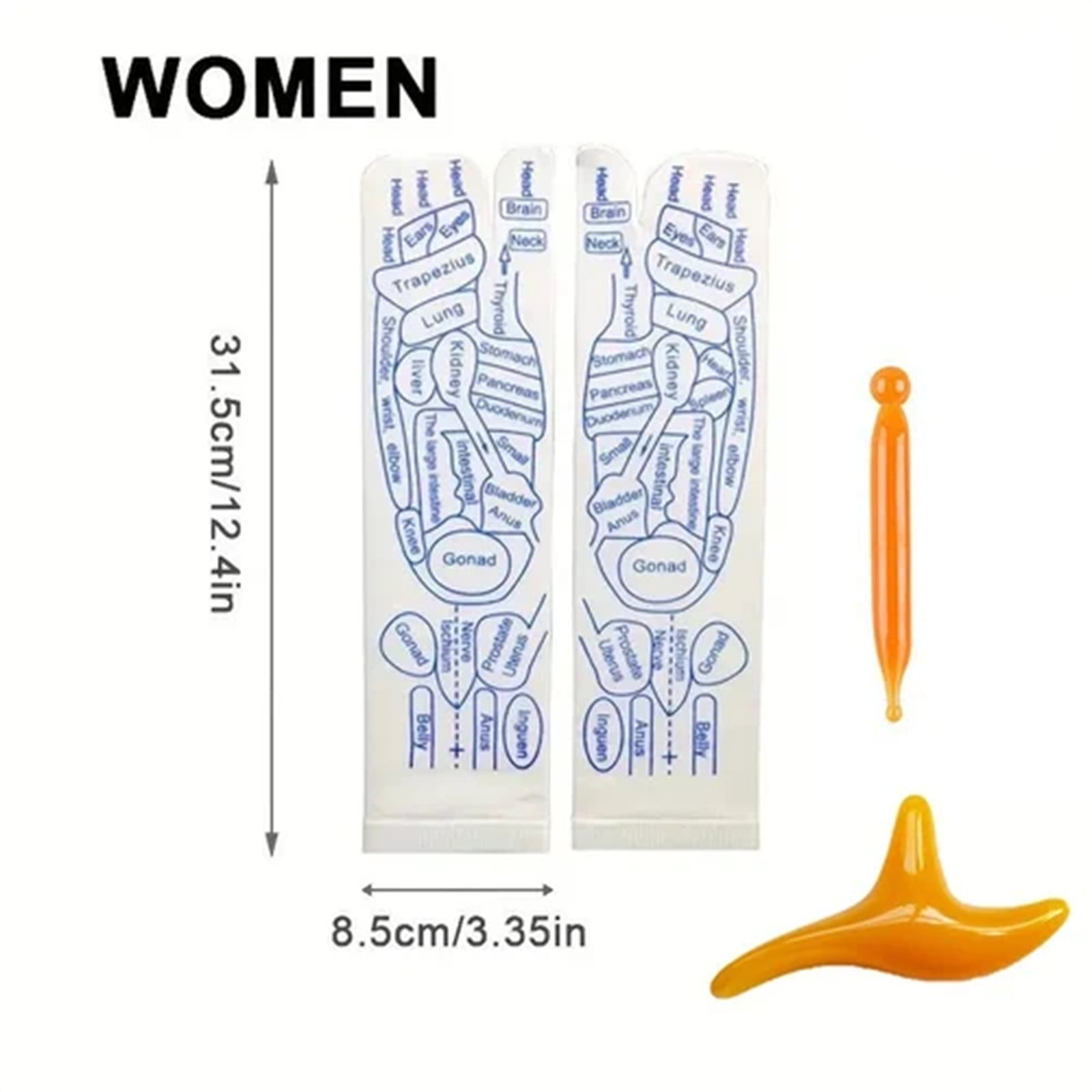 Tgbvmt Reflexology Foot Massage Socks with Acupressure Tool, Foot ...