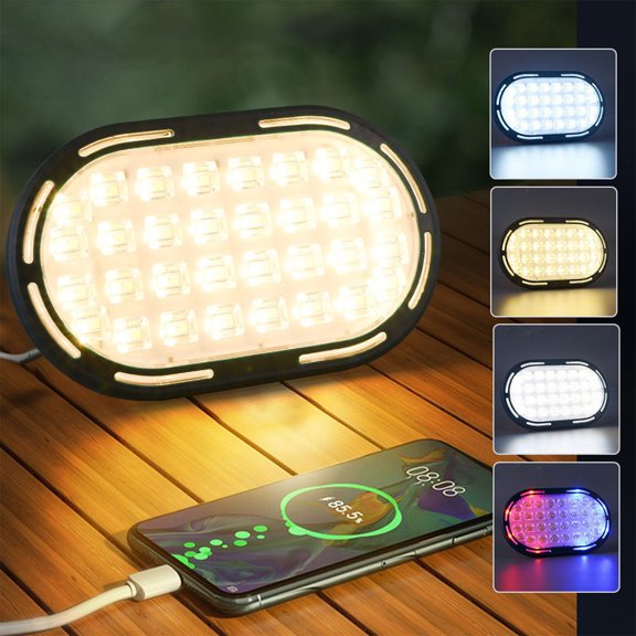 Hyper Tough 1000-Lumen Battery Powered Rechargeable LED Work Light,Red ...