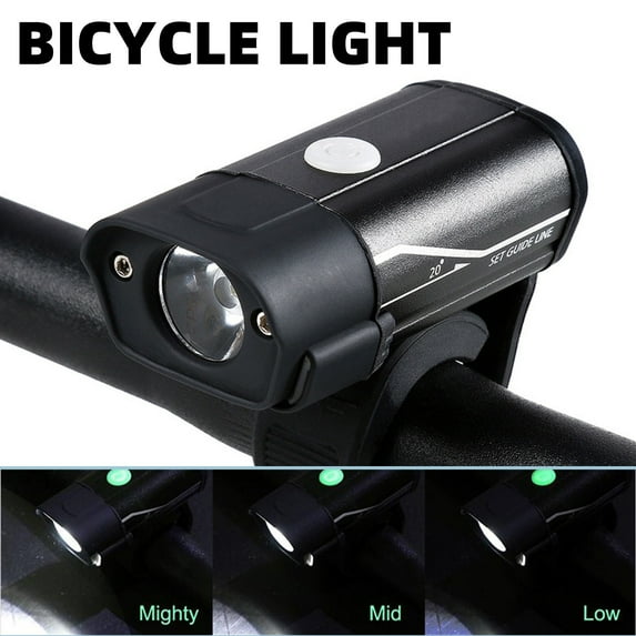 Tgbvmt USB Rechargeable Bike Headlight 350 Lumens 5 Modes (High/Medium ...