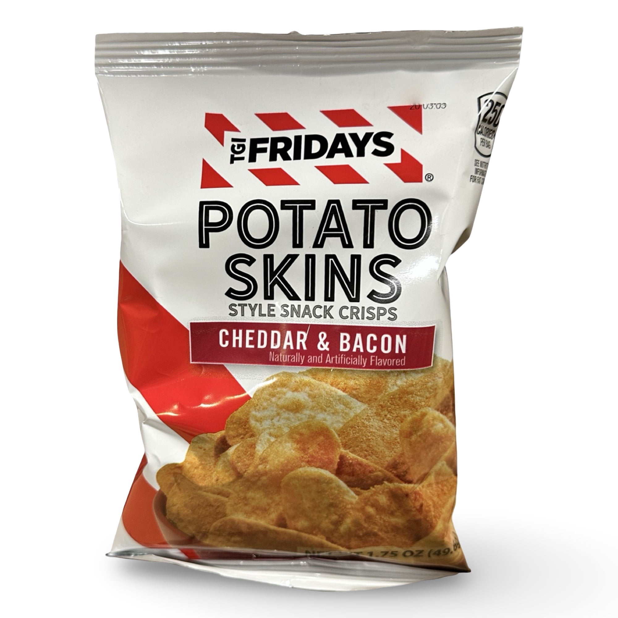 Tgi Friday's Potato Cheddar & Bacon Skins Snack Chips, 1.75 Ounces per ...