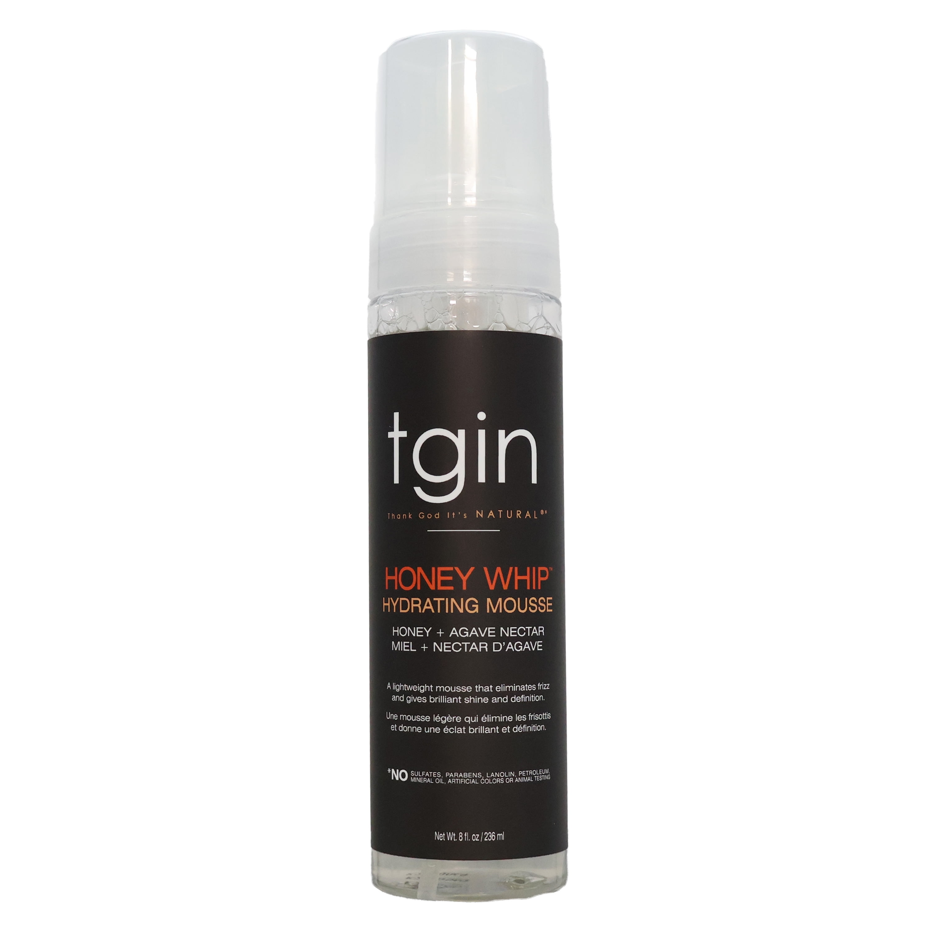Tgin Honey Whip Hydrating Mousse, 8 Oz. - Walmart.com