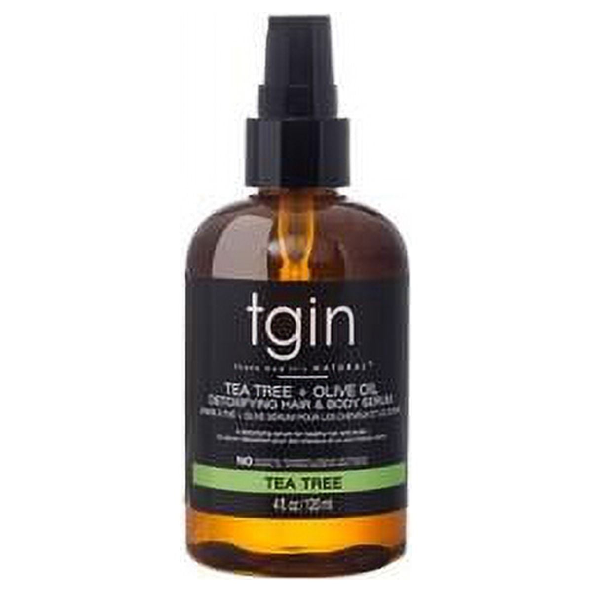 Tgin Tea Tree Olive Oil Detoxifying Hair & Body Serum 4Oz - Walmart.com