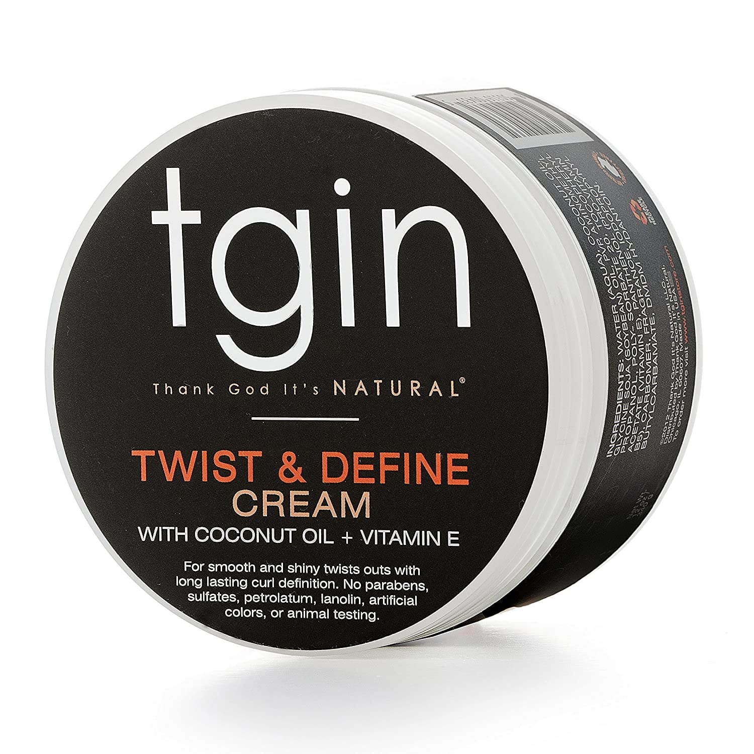 Tgin Twist & Define Cream With Coconut Oil Vitamin E 12Oz - Walmart.com