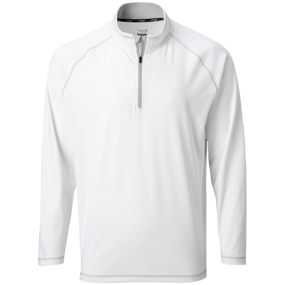 TGW Men's Lightweight Solid Golf Pullover Jacket for Golfing White L ...