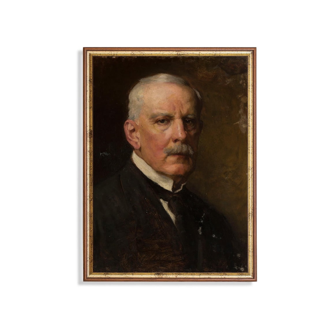 Th Century Gentleman Portrait Poster Dark Academia Library Wall Art ...