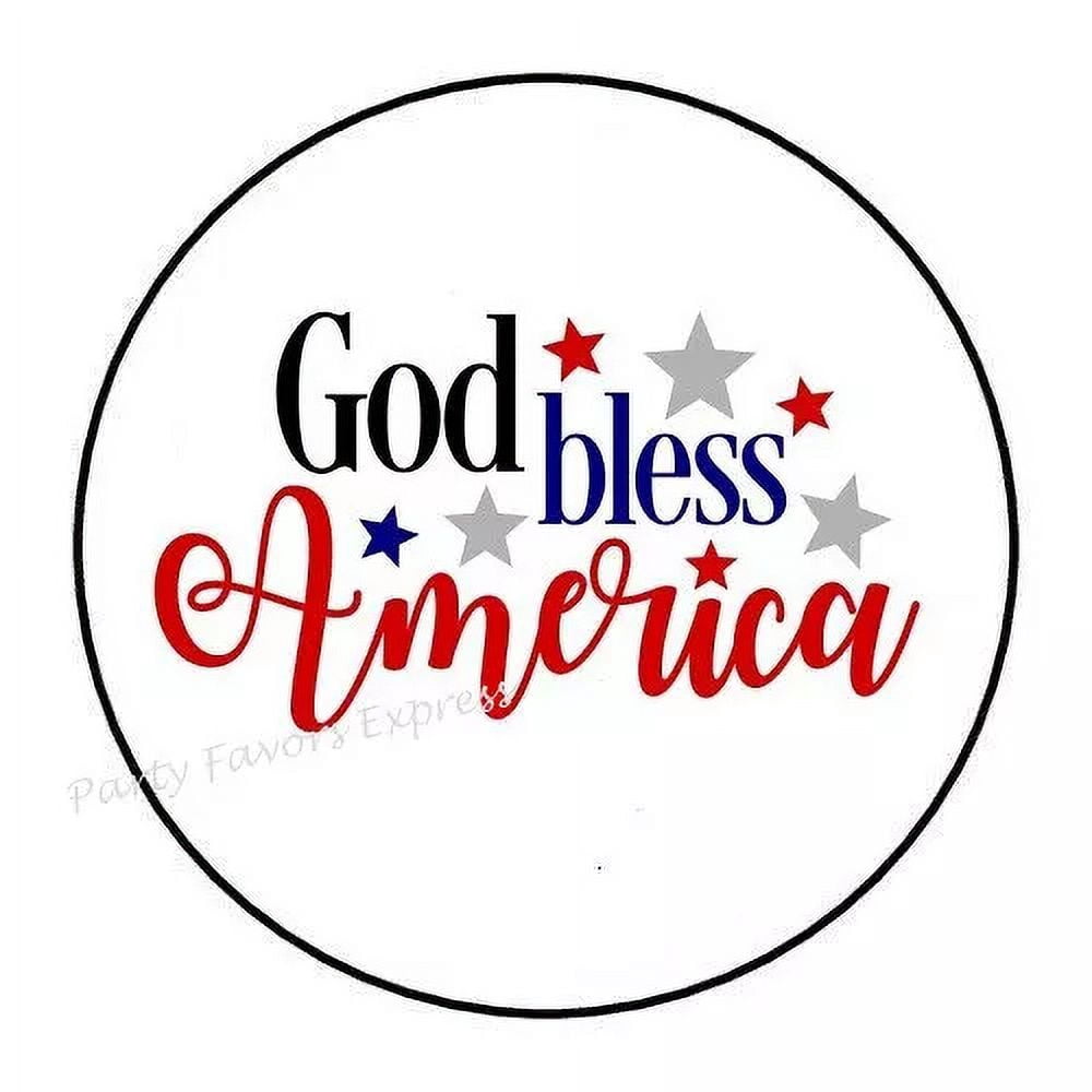 DOPASTICKER Th Of July God Bless America Decorative Laptop, Phone ...