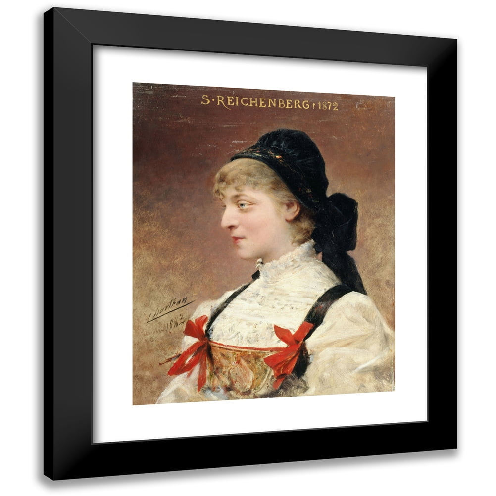 Théobald Chartran 12x14 Black Modern Framed Museum Art Print Titled ...