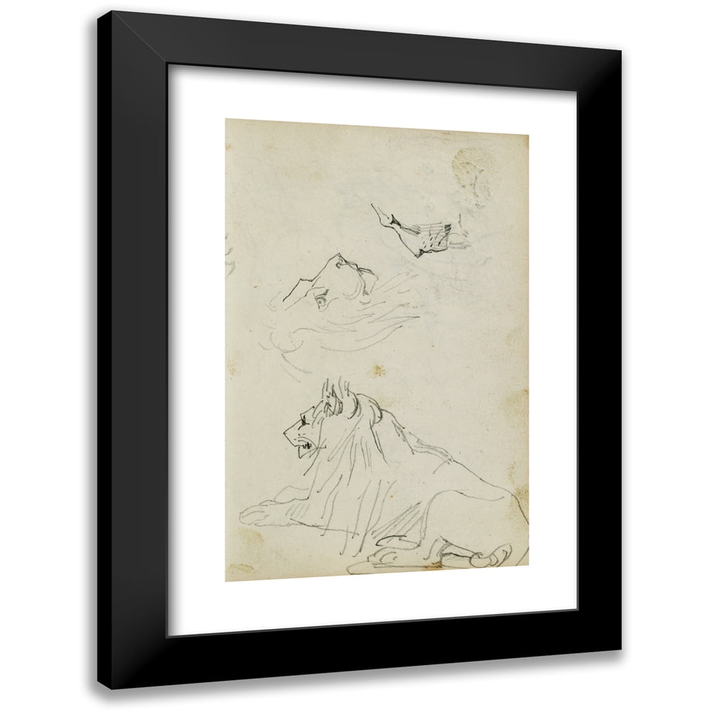 Théodore Géricault 11x14 Black Modern Framed Museum Art Print Titled ...