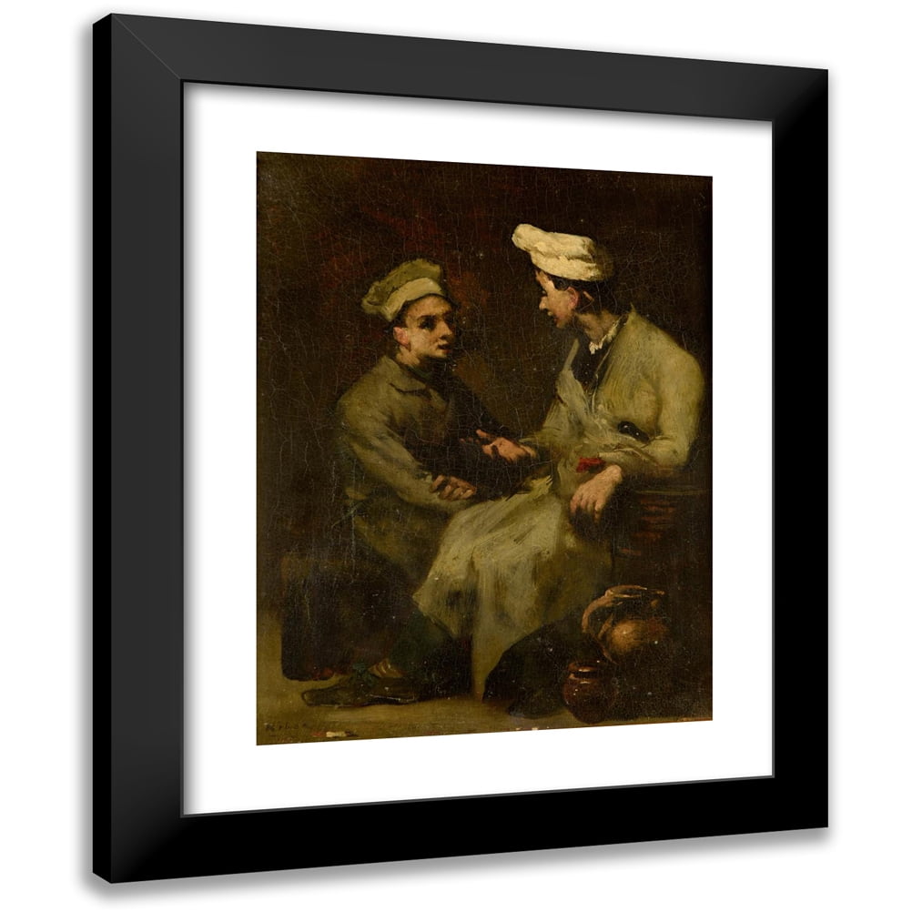 Théodule Ribot 12x14 Black Modern Framed Museum Art Print Titled ...