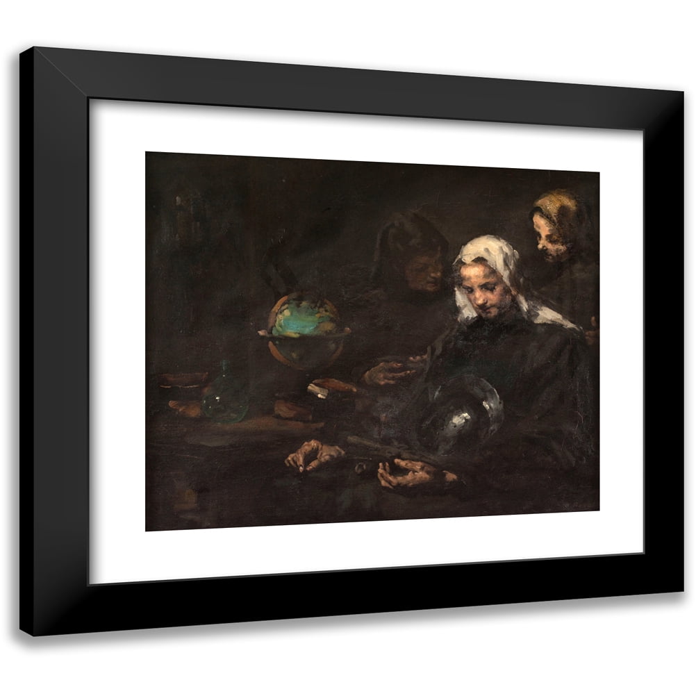 Théodule Ribot 17x15 Black Modern Framed Museum Art Print Titled - In ...