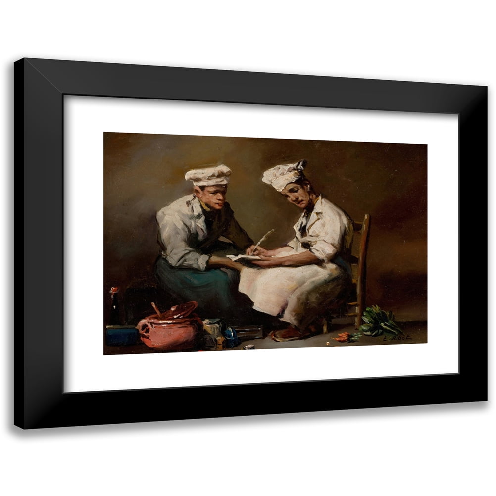 Théodule Ribot 18x14 Black Modern Framed Museum Art Print Titled - The ...