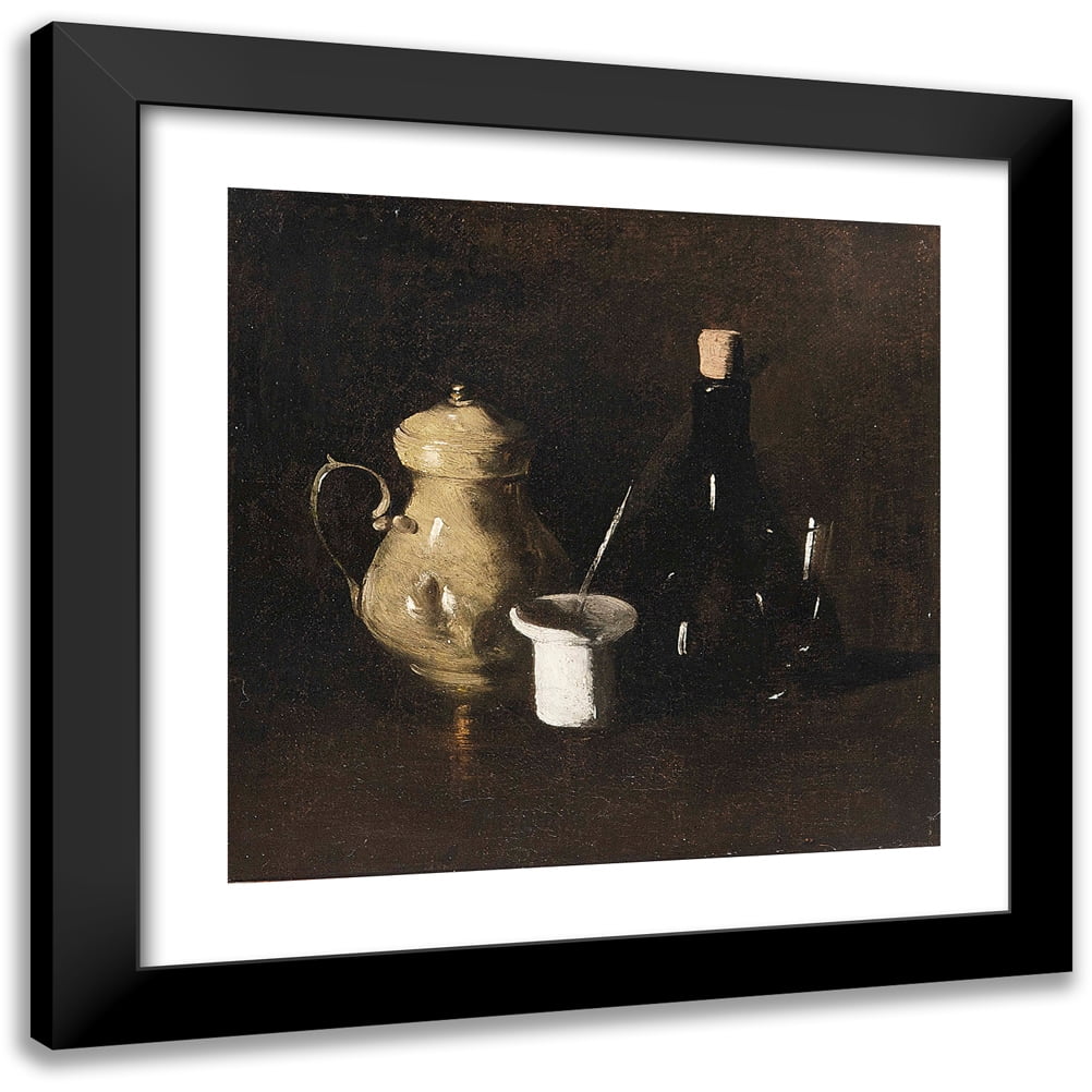 Théodule Ribot 20x20 Black Modern Framed Museum Art Print Titled ...
