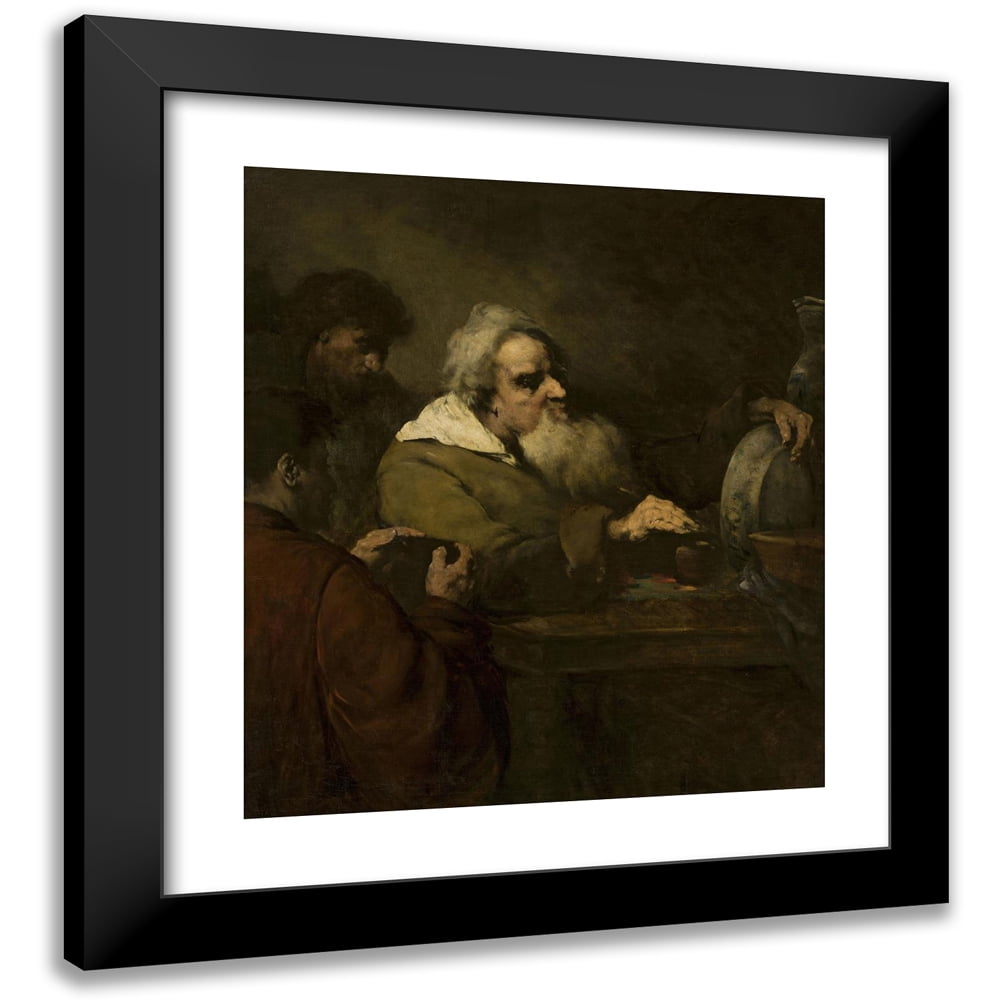 Théodule Ribot 20x22 Black Modern Framed Museum Art Print Titled ...