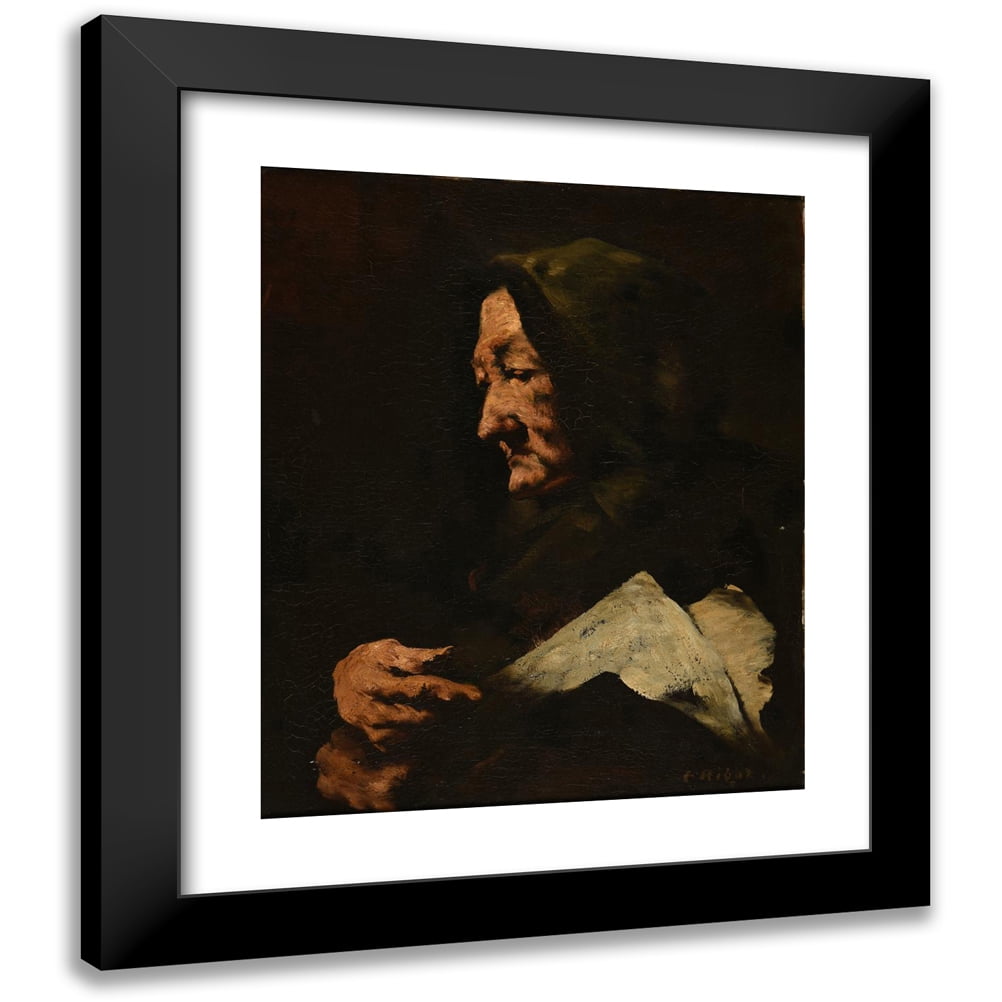 Théodule Ribot 20x24 Black Modern Framed Museum Art Print Titled - Family Titles - Walmart.com