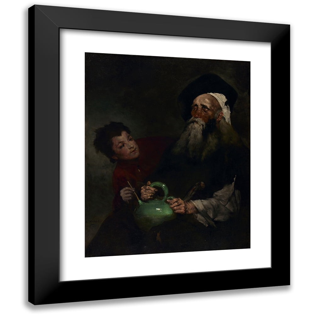 Théodule Ribot 20x24 Black Modern Framed Museum Art Print Titled ...