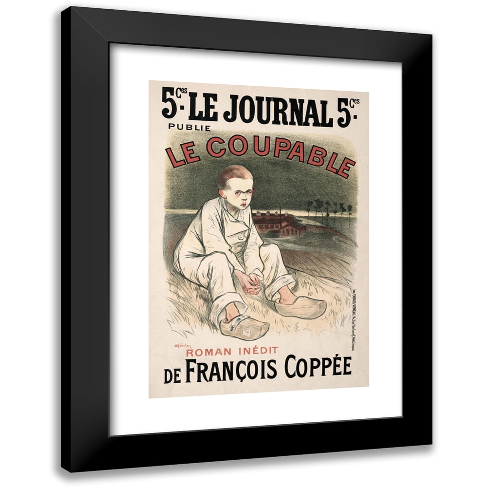 Théophile Alexandre Steinlen 11x14 Black Modern Framed Museum Art Print ...