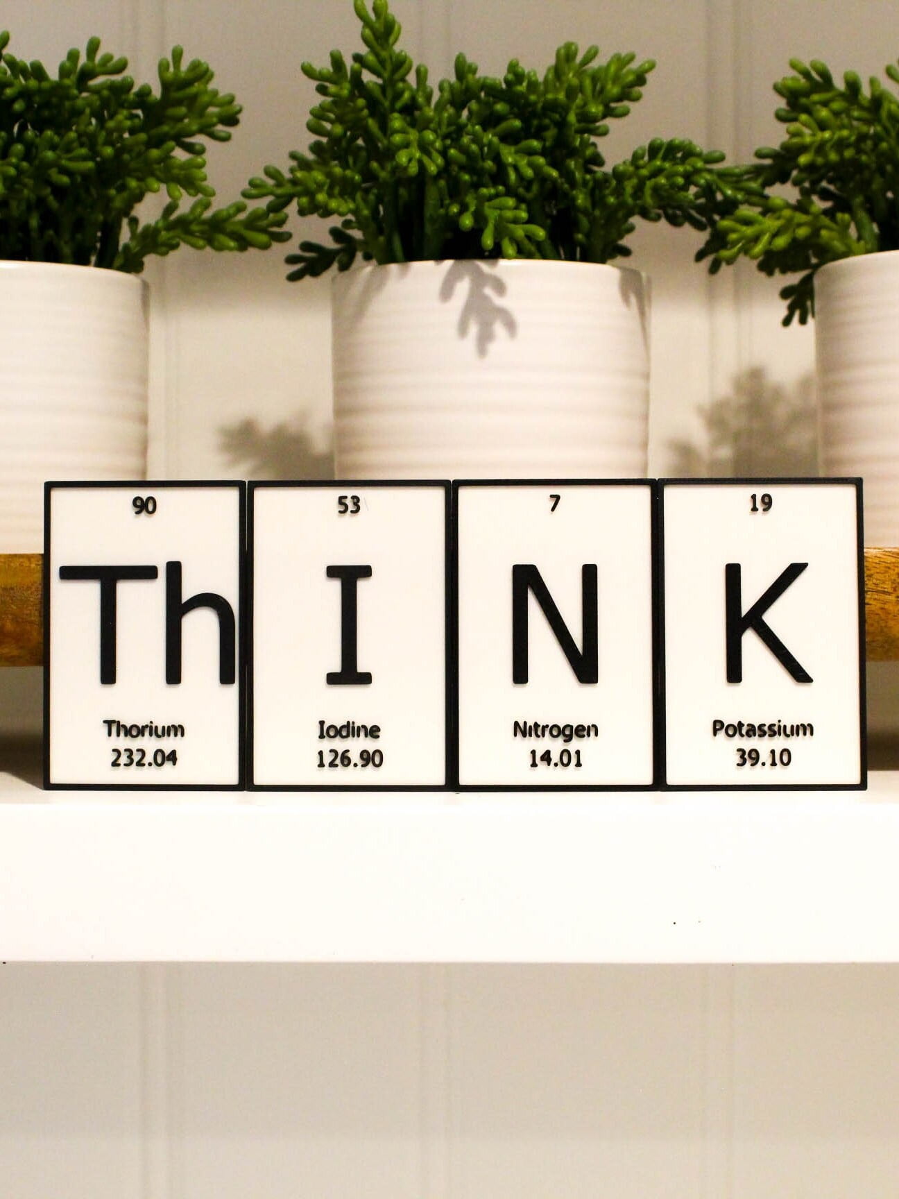 ThInK | Periodic Table of Elements Wall, Desk or Shelf Sign - Walmart.com