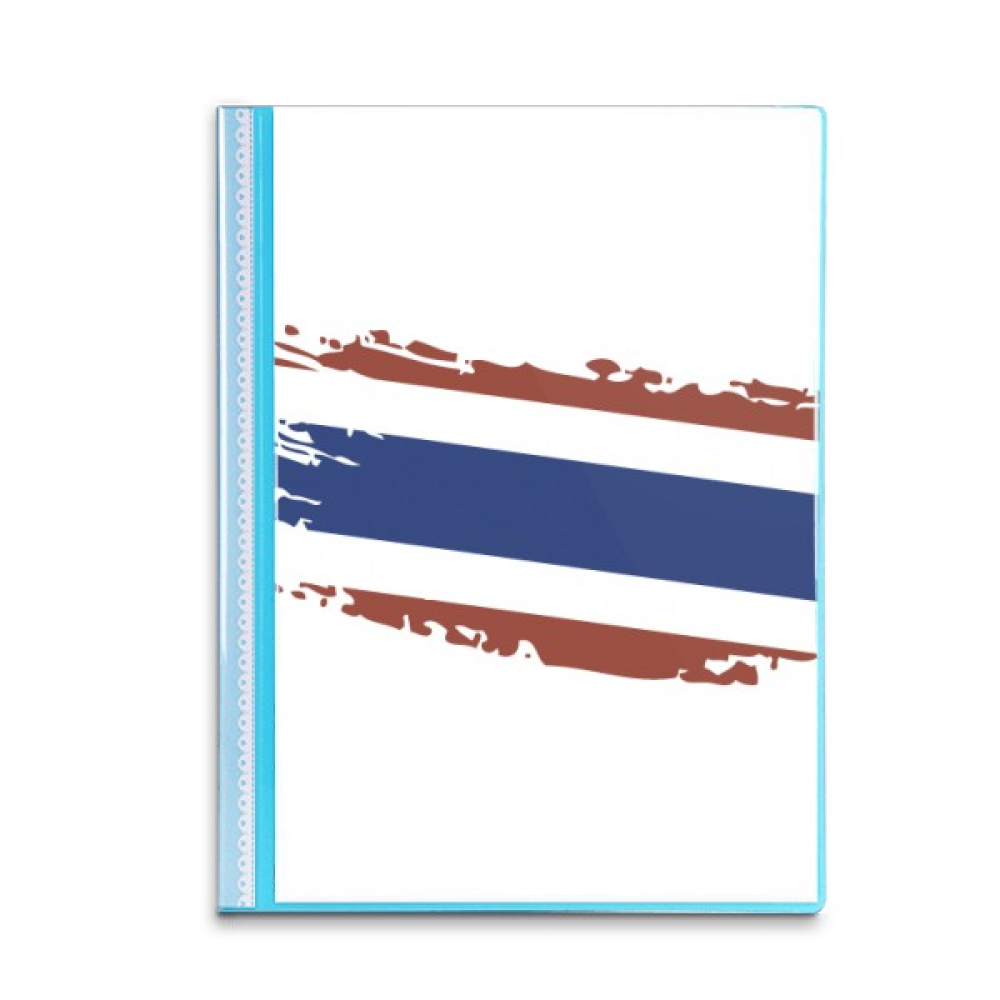 Thai Bangkok Thailand Flag Art Illustration Book Sheet Protectors ...