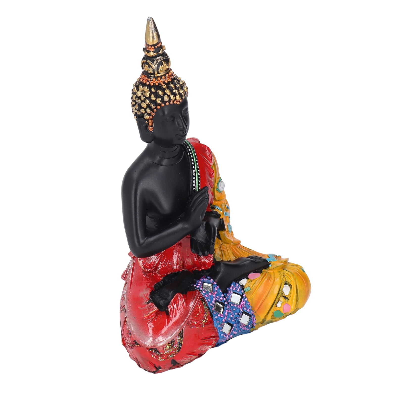 Thai Buddha Statue Sleeping Buddha Resin Craft Ornament Mini Yoga ...