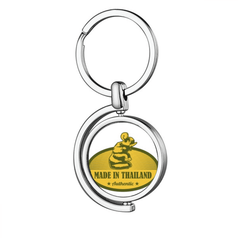 Thai Culture Thailand Rotating Keychain Metal Keyring Holder - Walmart.com
