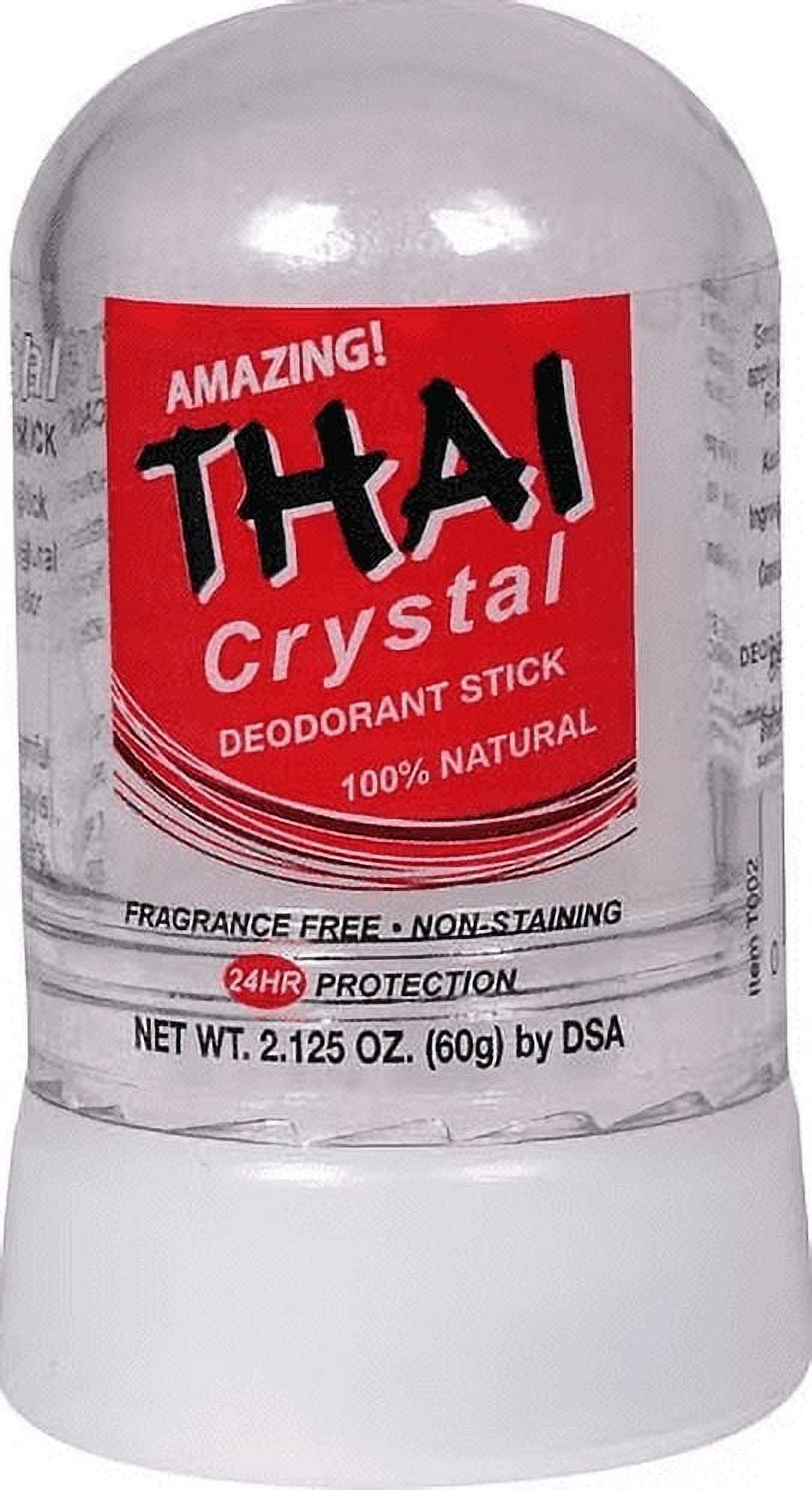 Thai Deodorant Stone Thai Crystal Deodorant Push-Up Stick - 2.125 oz ...