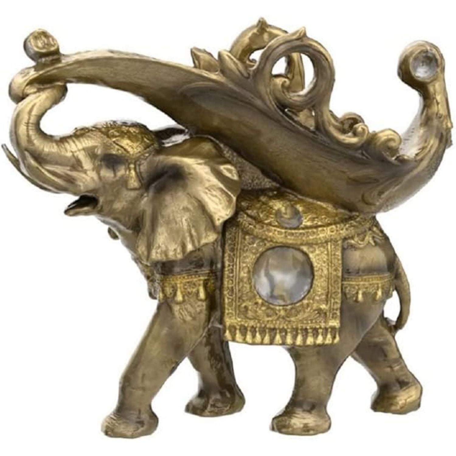 Thai Elephant Wine Rack Bottle Holder, Wine Rest Figurine Statue, Feng ...