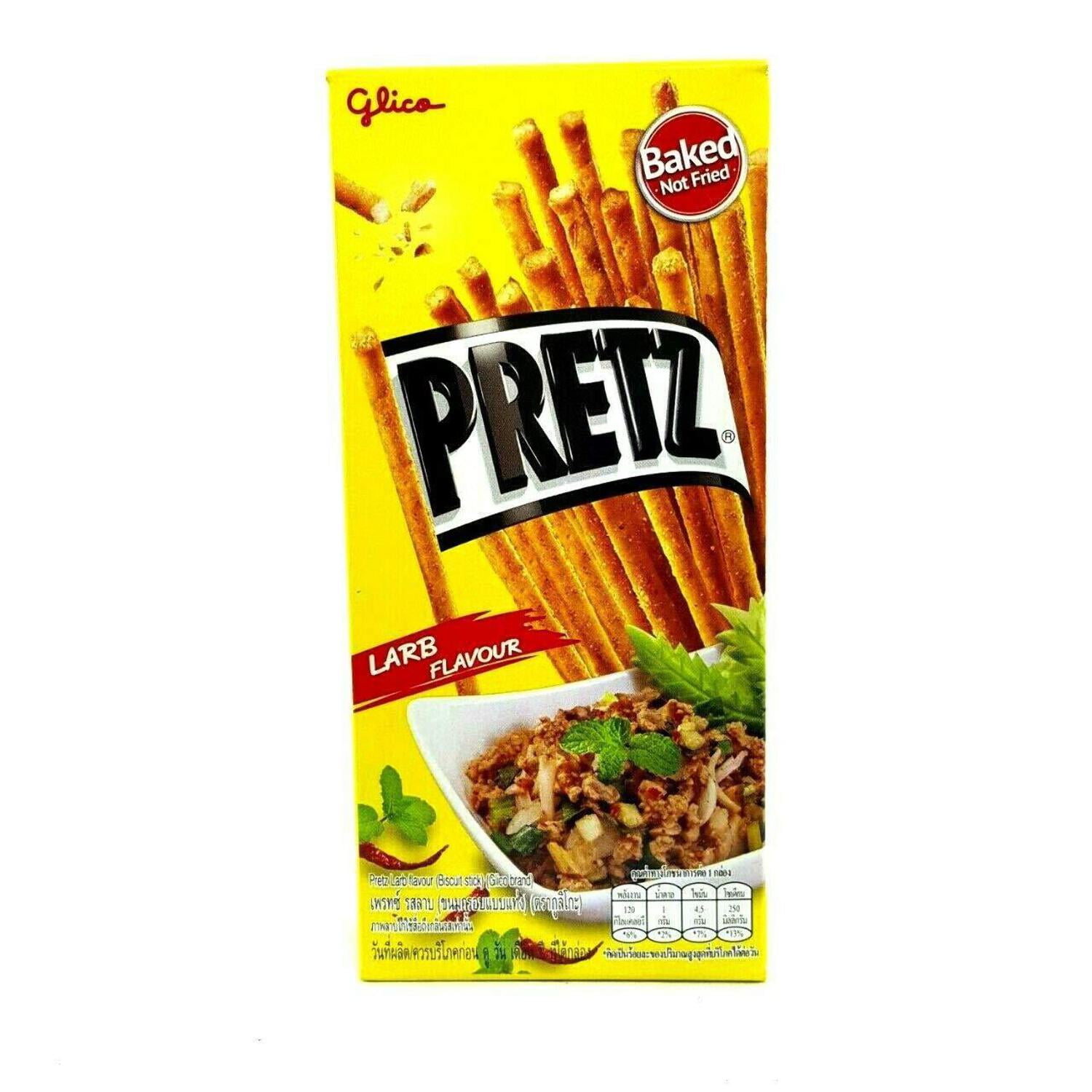 Thai Glico Pretz Larb Flavour Biscuit Stick (Pack of 4) - Walmart.com
