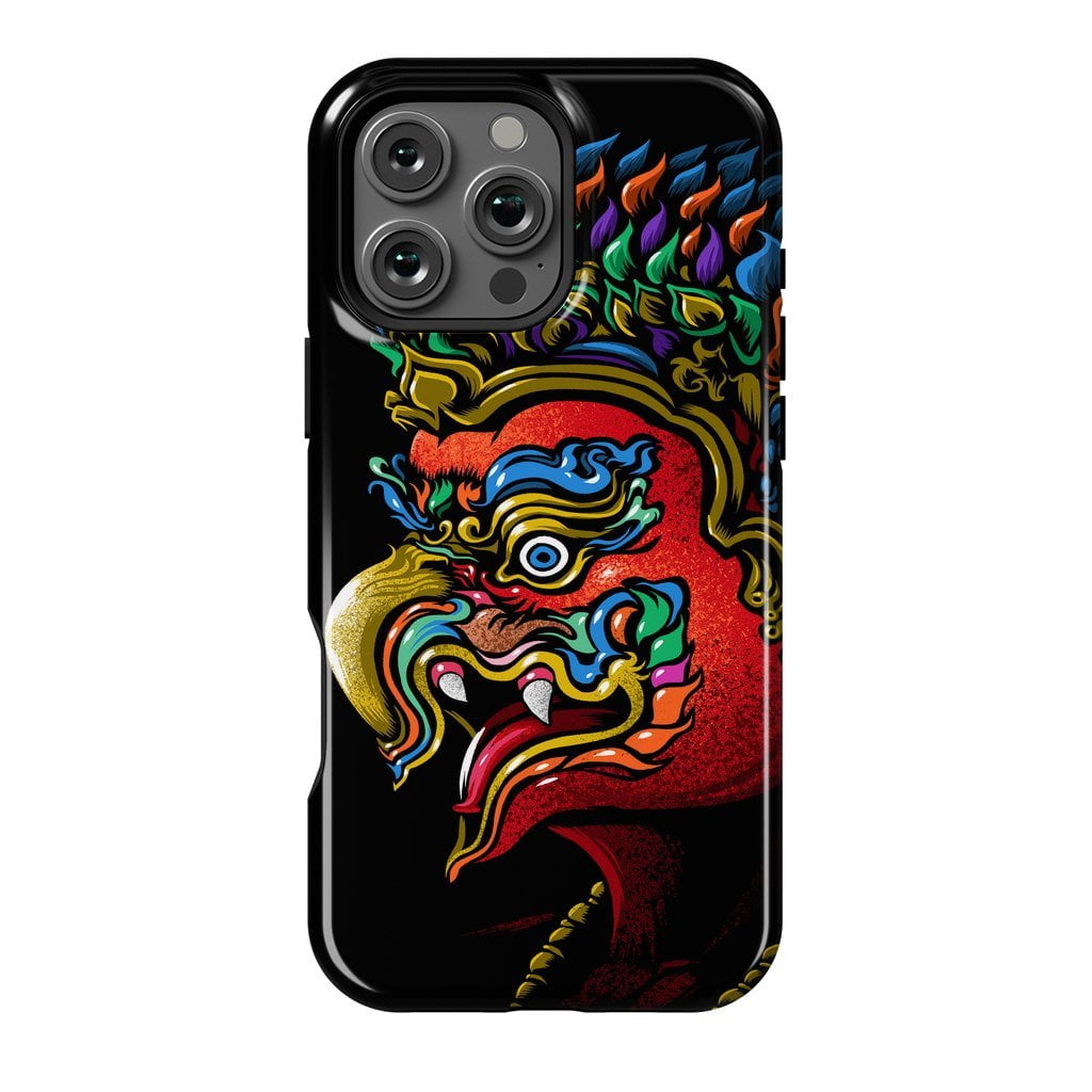 Thai God Garuda Mythical Artwork For iPhone 11 to 17 Pro Max Compatible ...