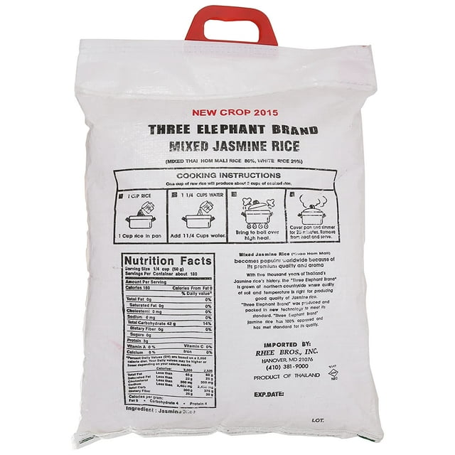 Thai Jasmine Rice, 20 Pound - Walmart.com
