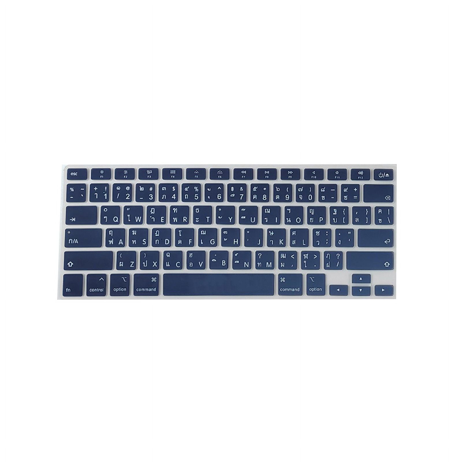 Thai Keyboard Covers for MacBook Pro Air 13" Silicone Solid Color ...