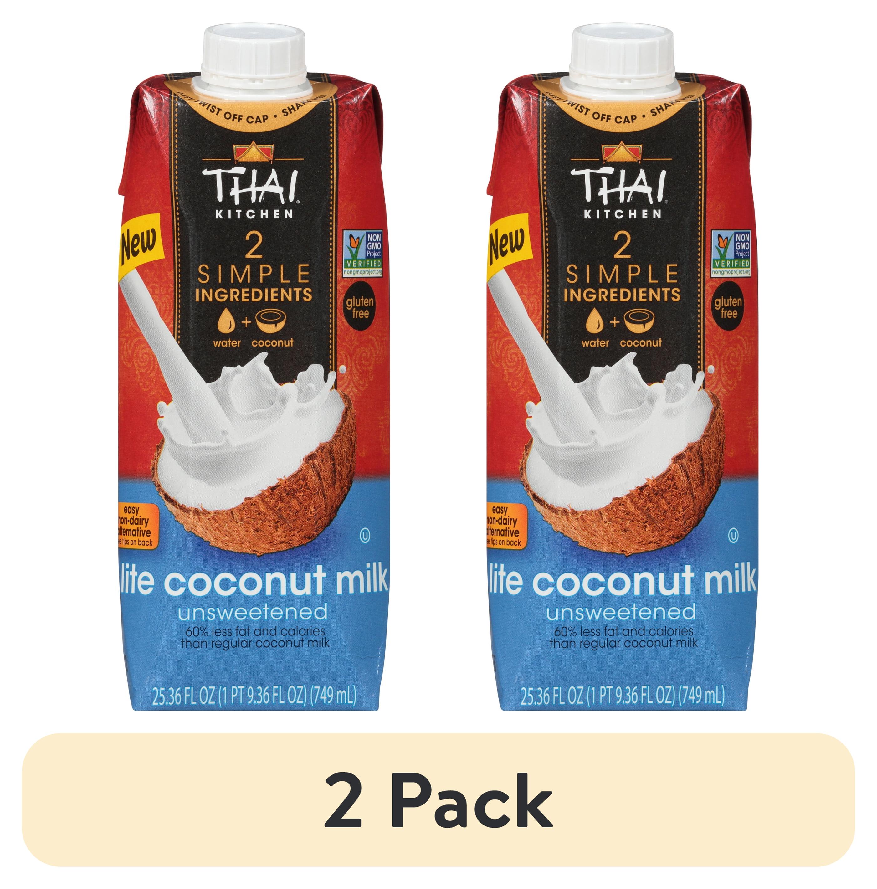 (2 pack) Thai Kitchen Non-GMO Gluten Free Lite Coconut Milk, 25.36 fl ...