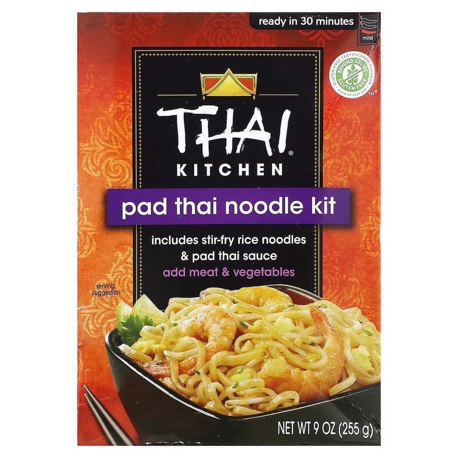 Thai Kitchen, Pad Thai Noodle Kit, Mild, 9 oz Pack of 2 - Walmart.com