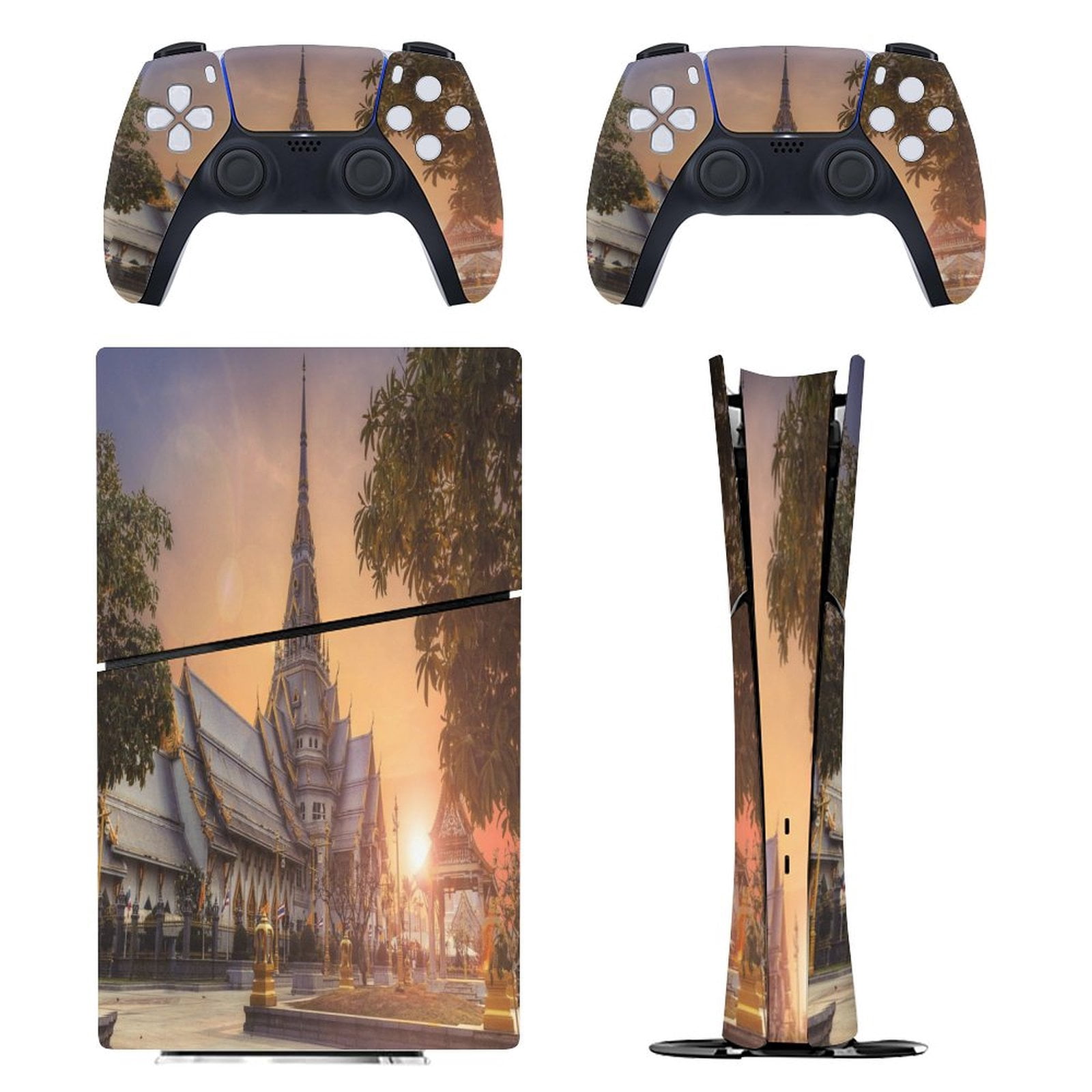 Thai Palace PS5/PS5 Slim Digital Disc Skin Sticker For Console And ...