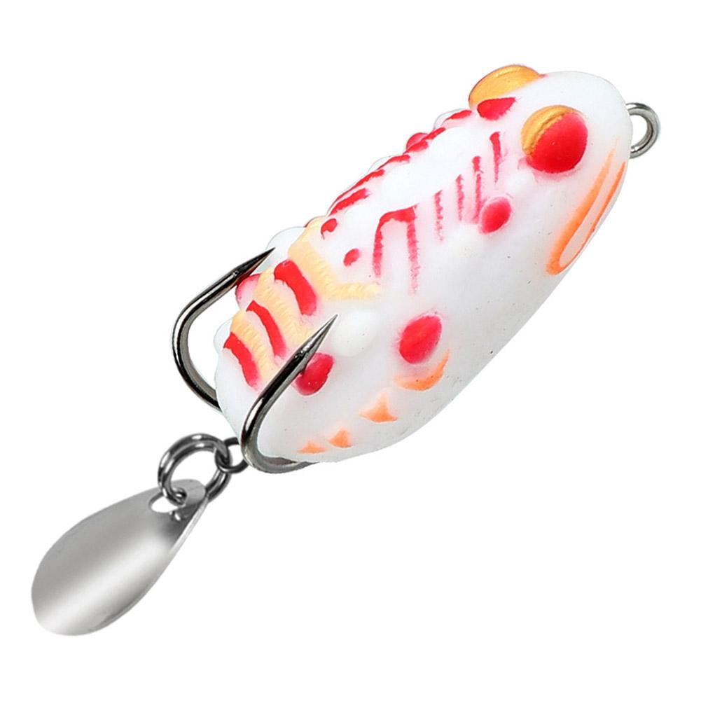 Thai Thder Frog 4cm/4.8g Fake Bait Double Hook Thder Frog Bionic Soft E9Z3 - Walmart.com