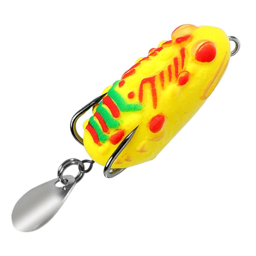Thai Thder Frog 4cm/4.8g Fake Bait Double Hook Thder Soft Bionic Bait ∞ R1W7 - Walmart.com